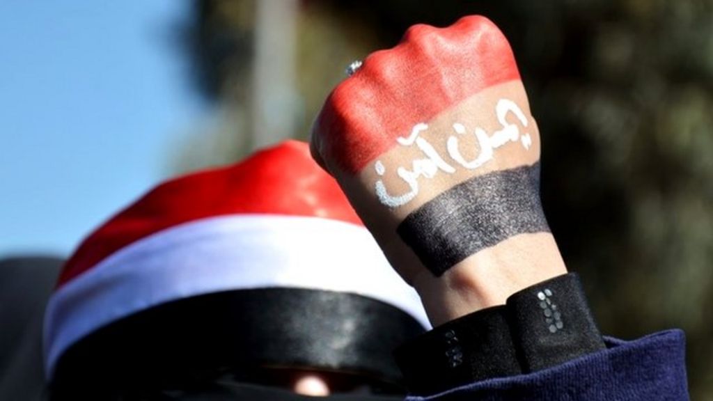 Yemen crisis: Protesters call for president to return - BBC News