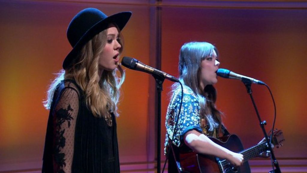 Swedish folk duo First Aid Kit perform on Marr - BBC News
