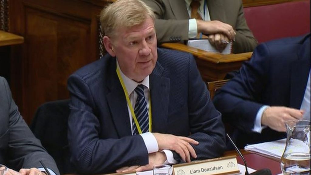 Sir Liam Donaldson fears one of his recommendations will not be ...