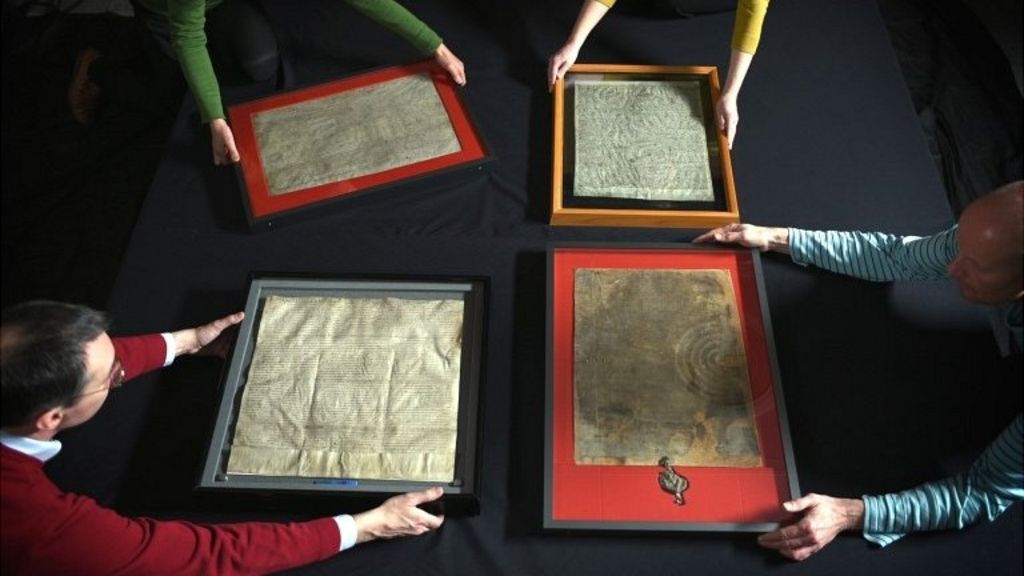 Magna Cartas united at British Library to celebrate 800th anniversary ...