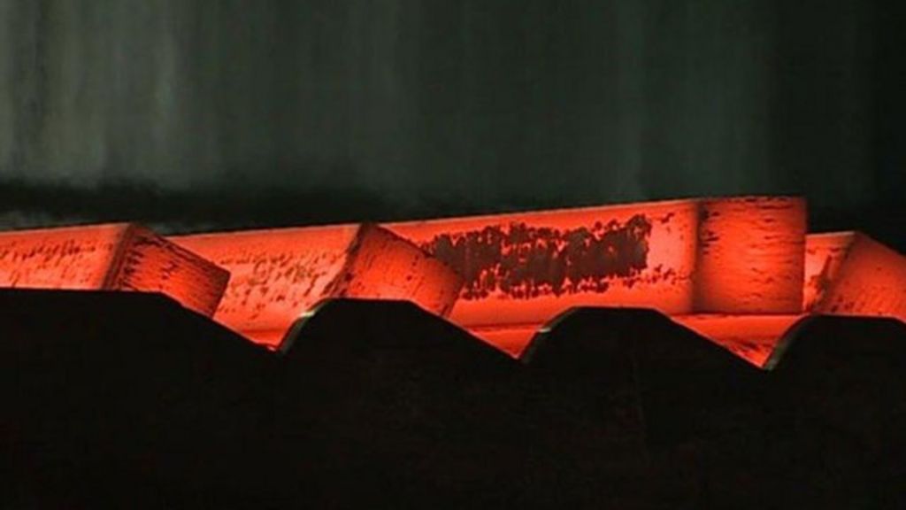 Hot metal: Cardiff's Celsa recycles scrap into steel - BBC News