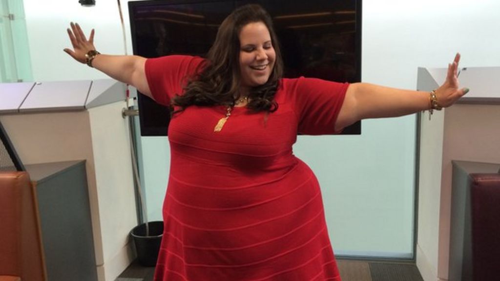 Whitney Thore: My family's now proud of my 27-stone size - BBC News