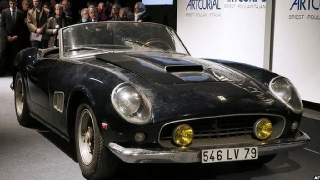 Rare Ferrari found at French farm sold for nearly $16m - BBC News