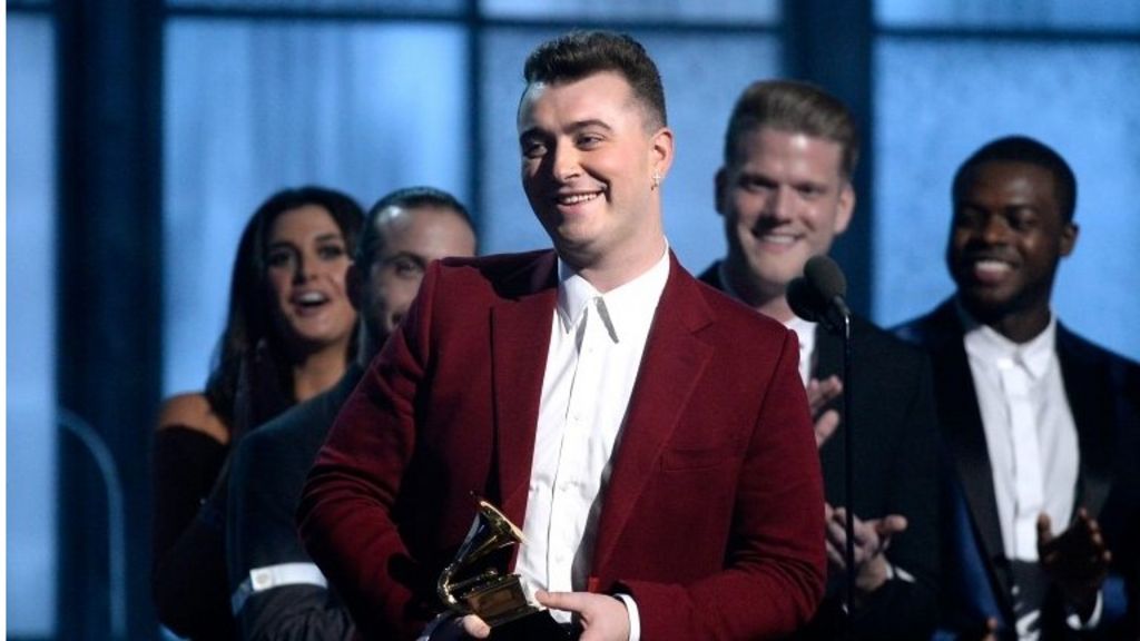 Four Grammy Awards for British singer Sam Smith - BBC Newsround