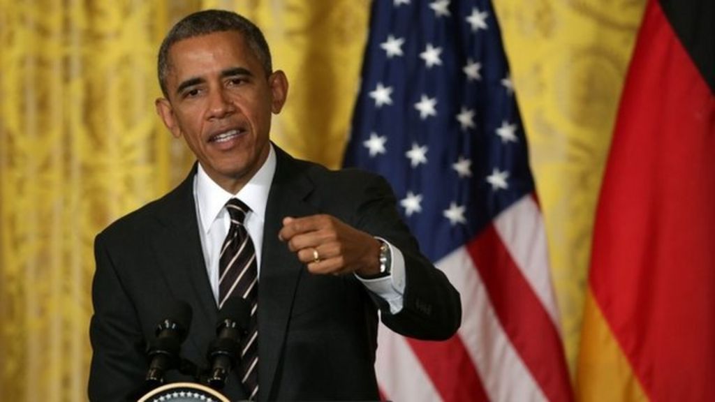 Obama on Ukraine crisis: US to 'look at all options' - BBC News