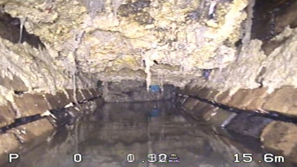 'Fatberg' found blocking Cardiff sewer - BBC News