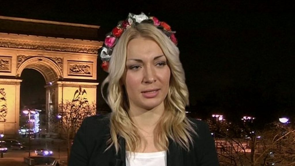 Denmark shooting witness Inna Shevchenko talks to Newsnight - BBC News