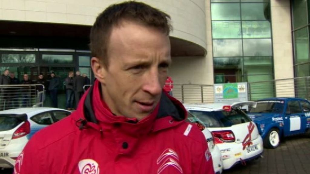 WRC star Kris Meeke supports Circuit of Ireland launch in Lisburn - BBC ...