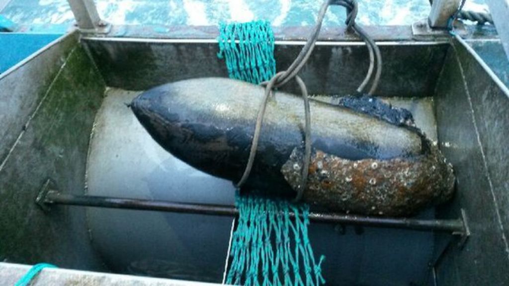 World War Two bomb exploded off Whitley Bay - BBC News