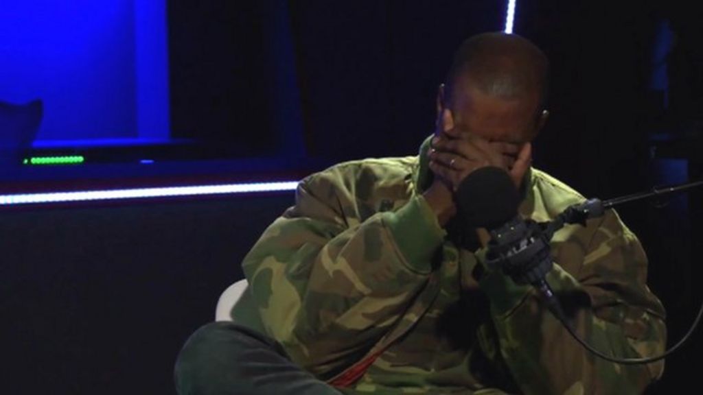 Kanye West reduced to tears during interview on Radio 1 - BBC News