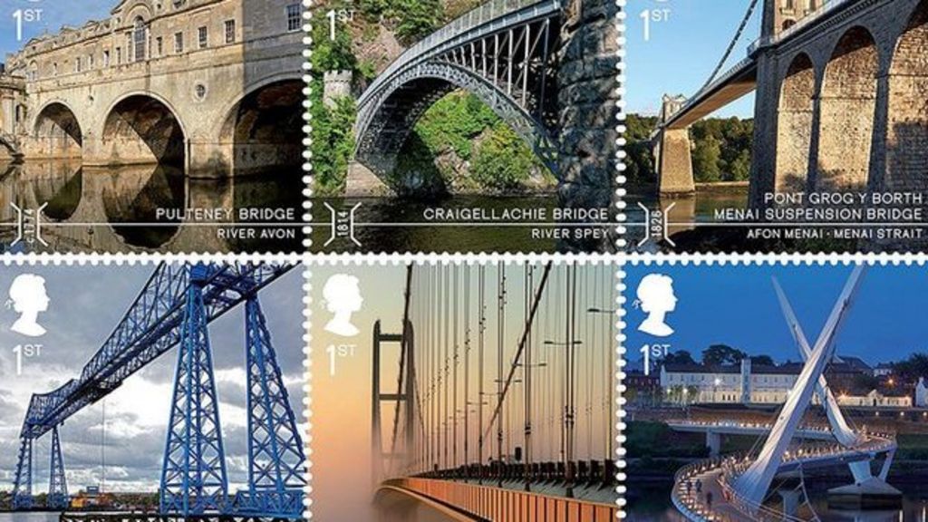 Royal Mail stamps celebrate landmark bridges - BBC News