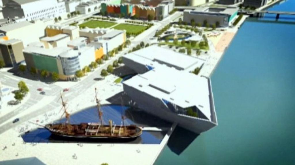 Construction begins on Dundee V&A - BBC News
