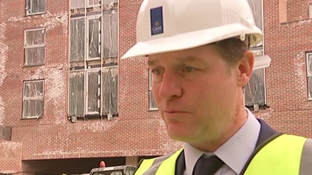 Nick Clegg: We must stop house prices 'spiralling' up - BBC News