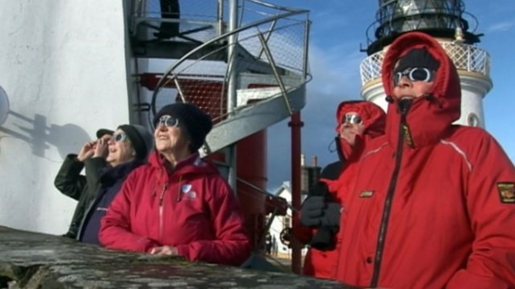 Scotland's view of the solar eclipse - BBC News