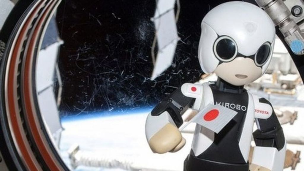 Robots act as space station companions - BBC News
