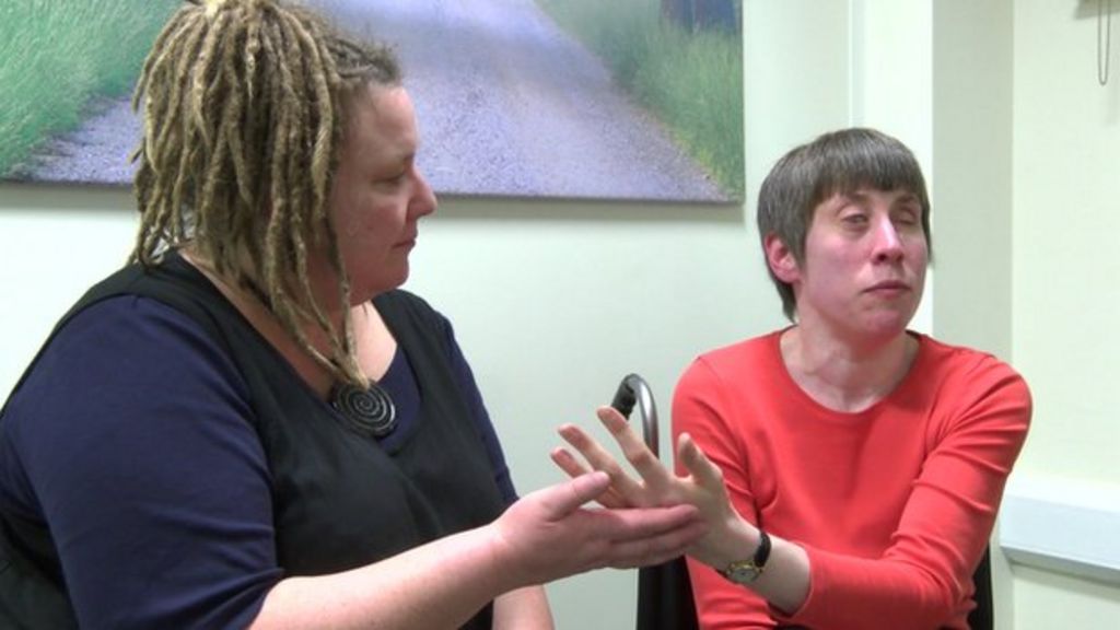 Deafblind woman says voting needs to be easier - BBC News