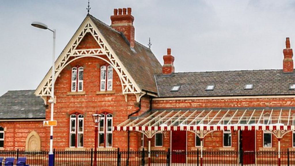Irlam railway station house reopens after £2m makeover - BBC News