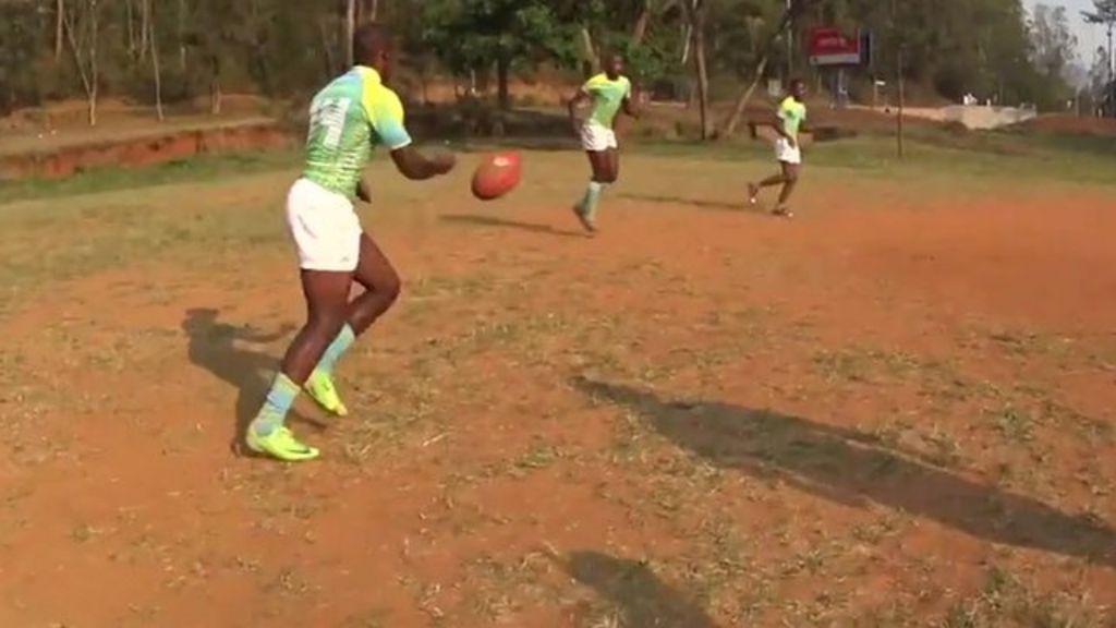 Archive: Rugby's popularity in Rwanda grows - BBC News
