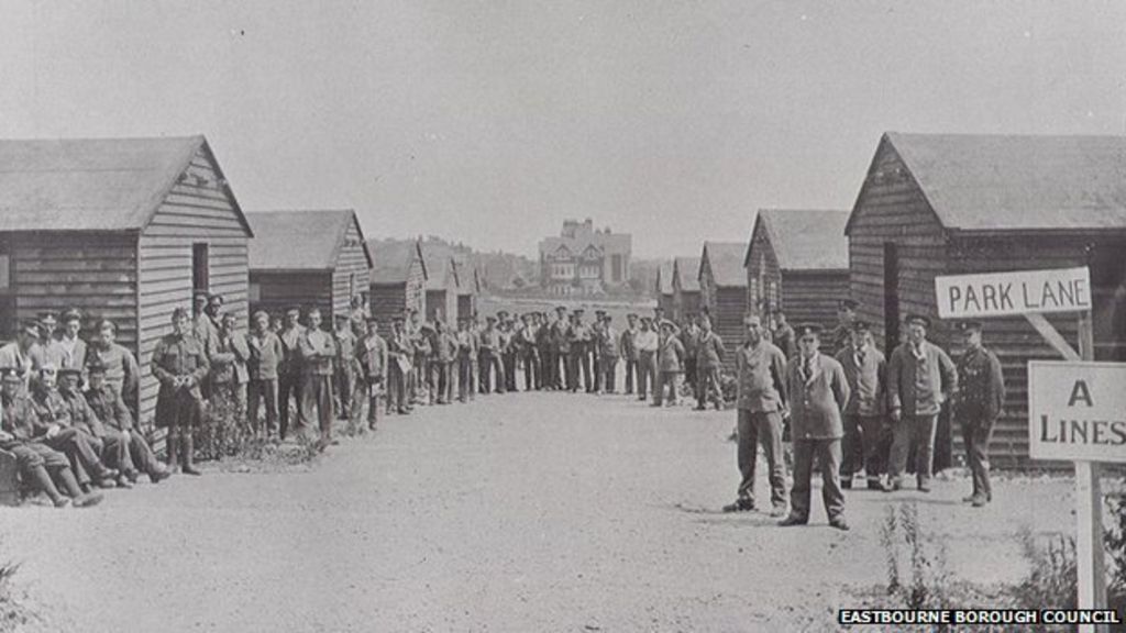 WW1: Eastbourne camp where war wounded got better to fight - BBC News