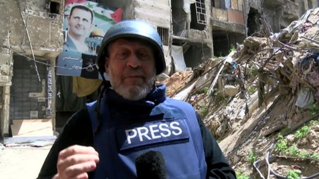 Syria crisis: BBC reporter visits Yarmouk refugee camp - BBC News