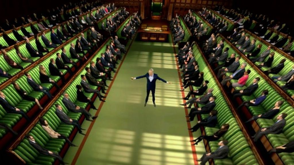 BBC election set green screen - BBC News