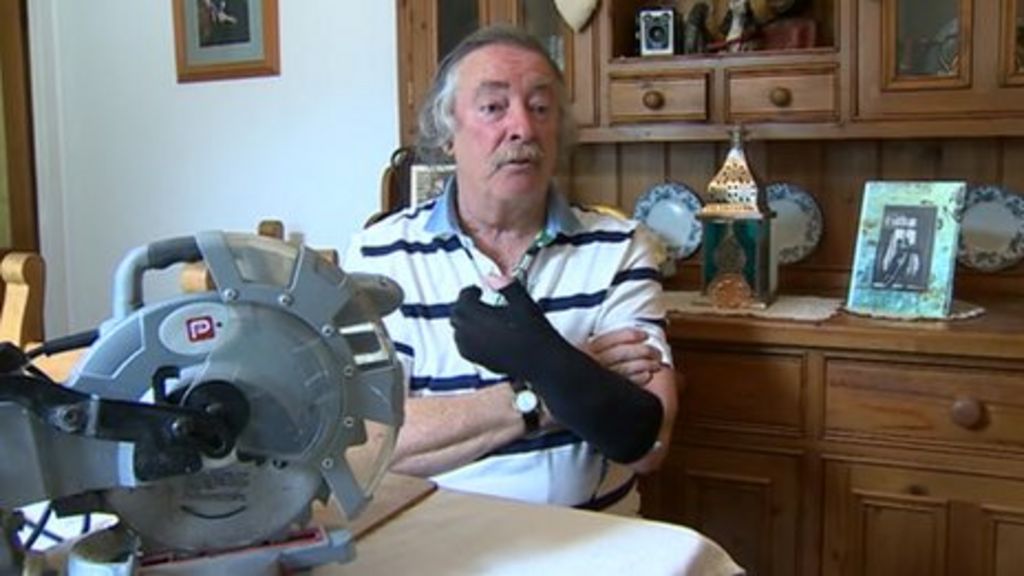 Neighbour retrieved man's severed hand after DIY accident - BBC News