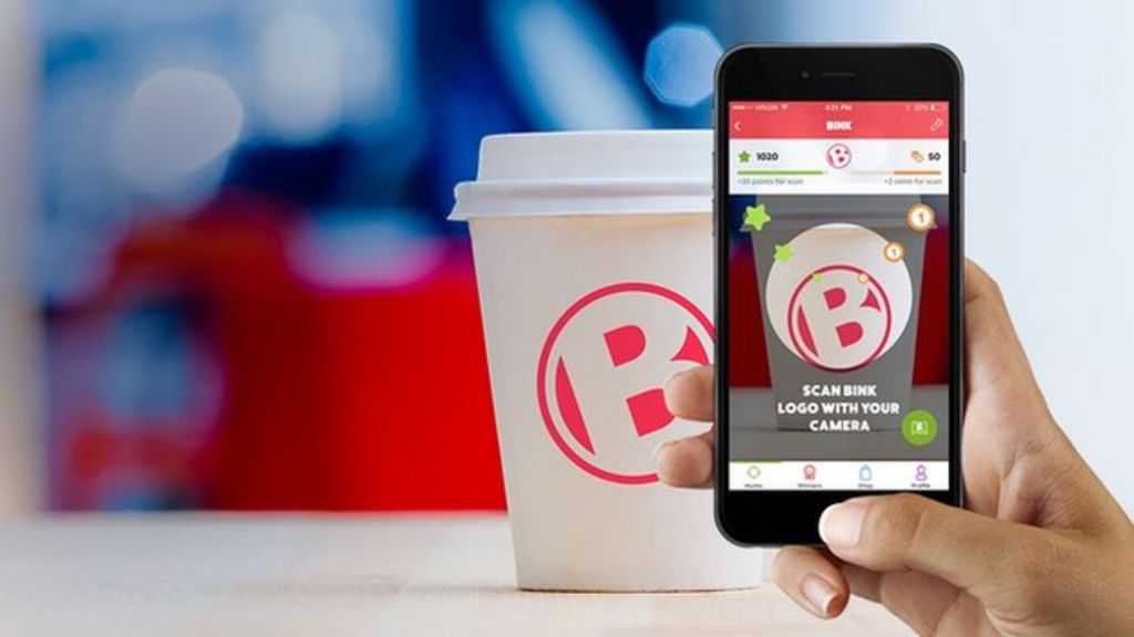 Bink app gives rewards for snapped brands - BBC News