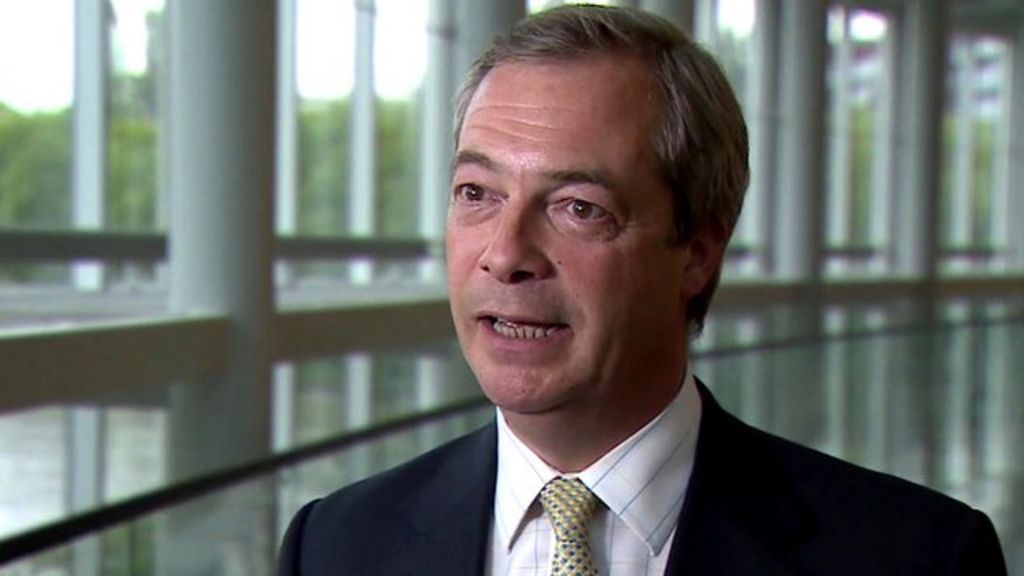Nigel Farage 'no longer angry' at Patrick O'Flynn's remarks - BBC News
