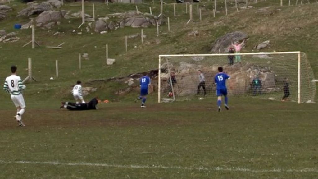 Fifa chooses Eriskay as one of top eight places to play football - BBC News