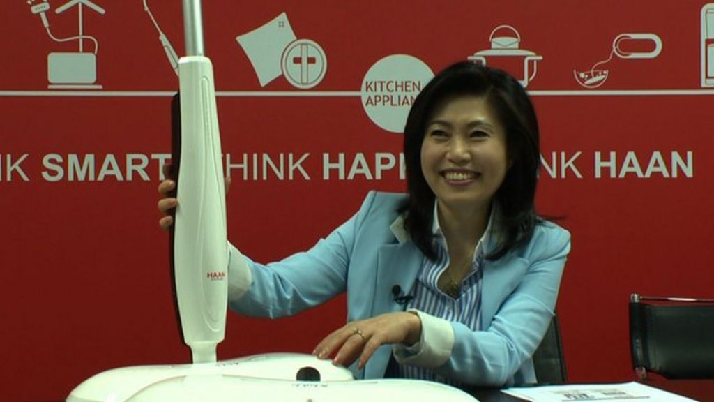 The South Korean woman who invented the steam mop - BBC News