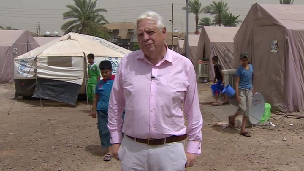 In a refugee camp for Iraqis displaced by Islamic State - BBC News