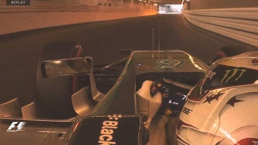 Lewis Hamilton's pole position lap for the Monaco GP - BBC Sport