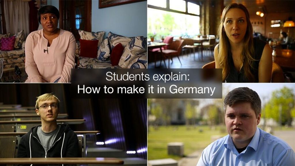 US students give advice on how to make it in Germany - BBC News