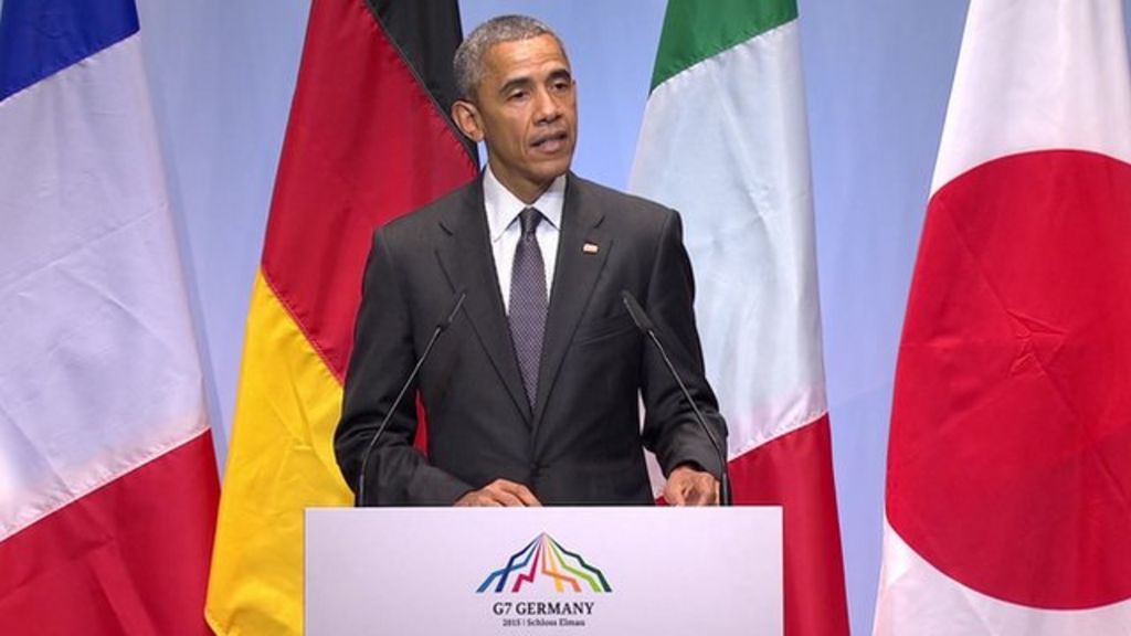 G7 summit: US President Barack Obama news conference - BBC News