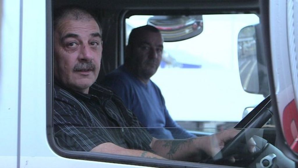 Lorry driver: 'We don't have sympathy for Calais migrants' - BBC News