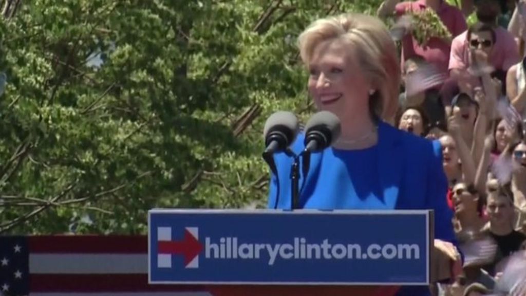 Hillary Clinton gives first major 2016 presidential campaign speech ...