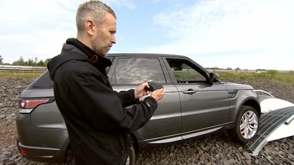 Smartphone-controlled car developed by Jaguar Land Rover - BBC News