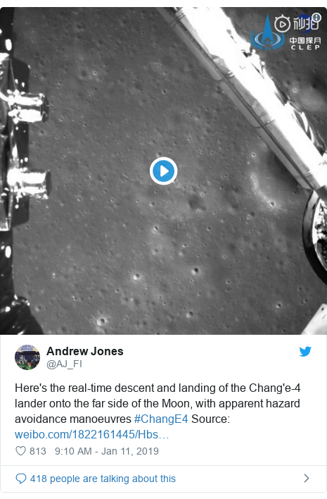 Chang'e-4: First panoramic images from China moon lander - BBC News