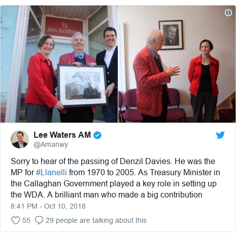 Former Llanelli MP Denzil Davies dies aged 80 - BBC News