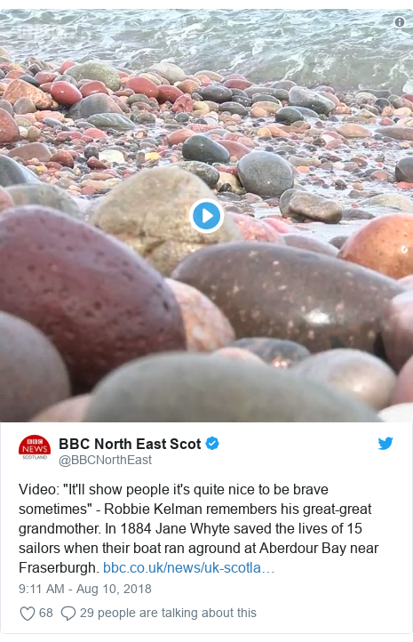 The woman who saved 15 sailors from drowning - BBC News