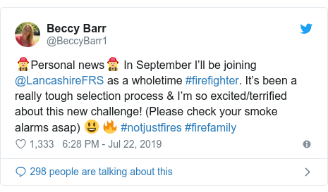 BBC presenter Beccy Barr to leave job to become firefighter - BBC News