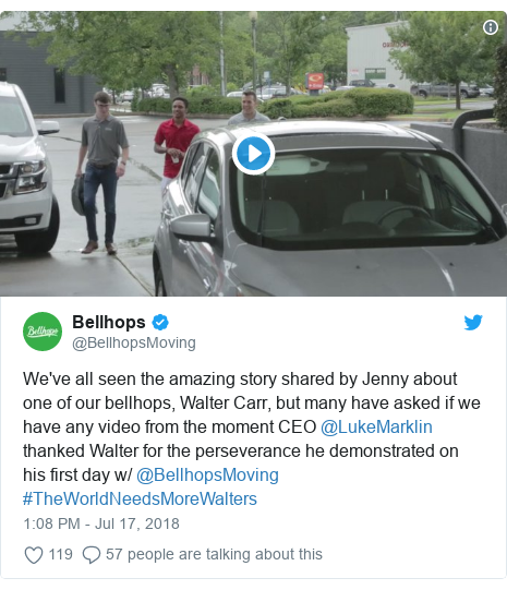 Alabama employee gets new car from boss after 20-mile walk - BBC News
