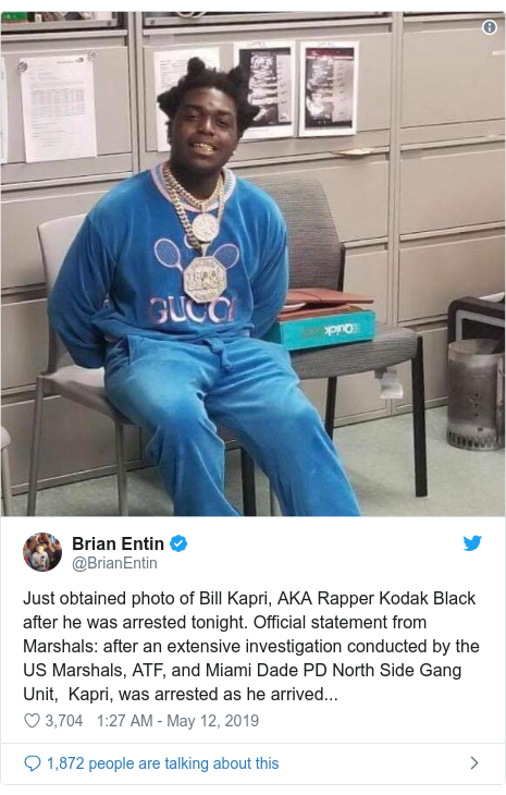 Kodak Black arrest at US festival prompts Lil Wayne withdrawal - BBC News