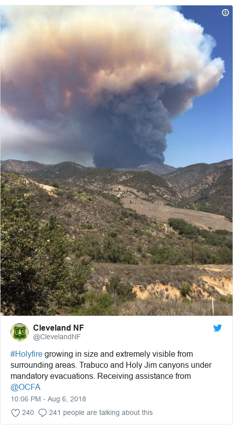 California wildfire will burn for the rest of August, say officials ...