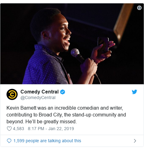 Kevin Barnett: Sitcom writer and stand-up comedian dies aged 32 - BBC News