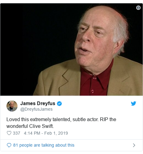 Clive Swift: Keeping Up Appearances star dies at 82 - BBC News
