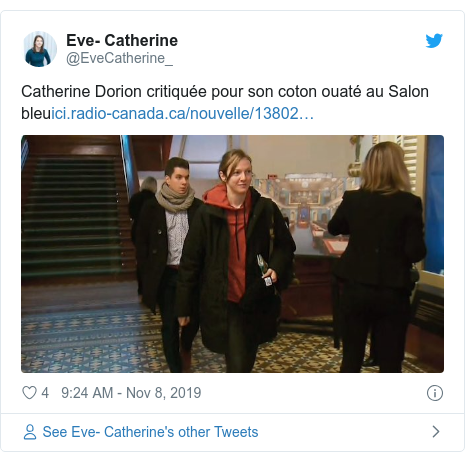 Hoodie gets Quebec politician thrown out of legislature - BBC News