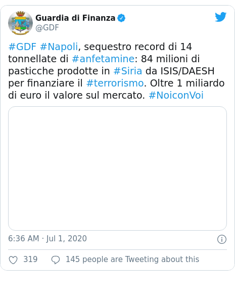 Captagon: Italy seizes €1bn of amphetamines 'made to fund IS' - BBC News