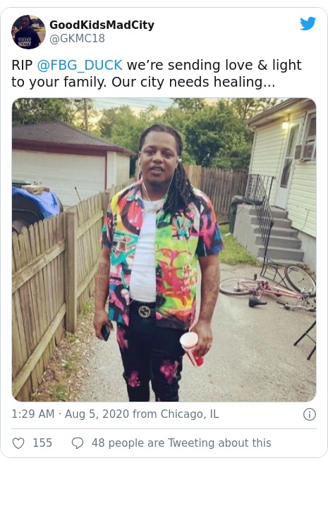 Chicago rapper FBG Duck killed in brazen daytime shopping attack - BBC News