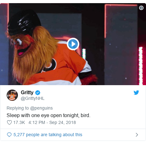 Gritty: How a NHL mascot became an internet sensation - BBC News